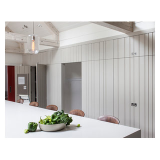 Meadow View- Storage Wall - Transitional - Kitchen - Boston - by LDa ...
