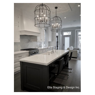 Melrose Modern Farmhouse - Country - Kitchen - Toronto - by Ella ...