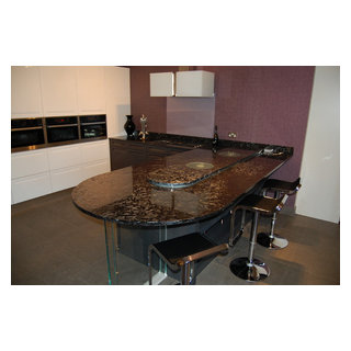 Meteorus granite worktop - Contemporary - Kitchen - London - by Ogle ...