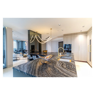 MIAMI WATERFRONT CONDO KITCHEN - Contemporary - Kitchen - Miami - by ...