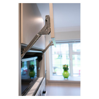 Microwave lift doors - Contemporary - Kitchen - Kent - by Roots ...