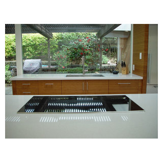 Mid Century Modern Kitchen - Cooktop + Sink (KPKM) - Midcentury ...