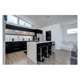 Mid-century Modern Urban infill - Contemporary - Kitchen - Grand Rapids ...