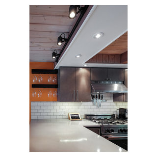 Mid-Century Modern with a Punch - Midcentury - Kitchen - Grand Rapids ...