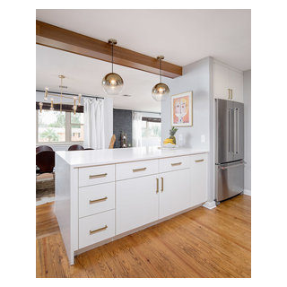 Mid-Century Reno - Midcentury - Kitchen - Miami - by Refined House, LLC ...