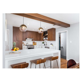 Mid-Century Reno - Midcentury - Kitchen - Miami - by Refined House, LLC ...