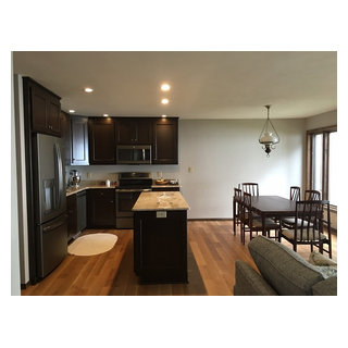 Millennium Cream Granite - Transitional - Kitchen - Other - by The ...