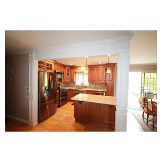Mine Hill Bi-Level Kitchen Remodel - Traditional - Kitchen - New York ...