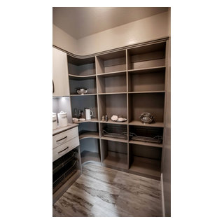 Modern Custom Kitchen Pantry Design for a Model Home - Contemporary ...