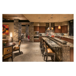 Modern Desert Contemporary Residence - Contemporary - Kitchen - Phoenix ...