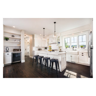 Modern Farmhouse Kitchen with Dry Bar - Farmhouse - Kitchen - Other ...