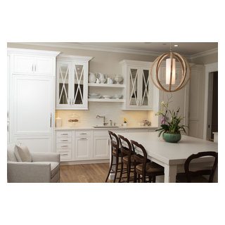 Modern Home Mixing Texture and Stone - Transitional - Kitchen - DC ...