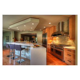 Modern Kitchen & Work Suite - Contemporary - Kitchen - St Louis - by ...