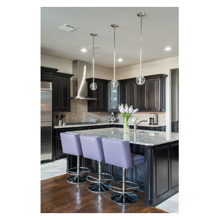 Modern Lavender and Gray Galore - Kitchen - Dallas - by Traci Connell ...