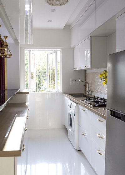 10 Ingenious Spots to Place the Washing Machine