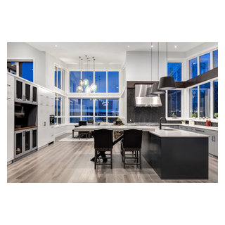 Modern mountain Hillside Home - Modern - Kitchen - Calgary - by West ...
