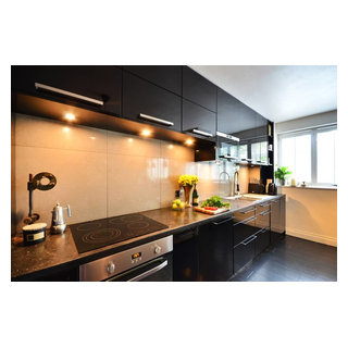 Modern Open Plan Living Dining Kitchen - Moderno - Cocina - Londres ...