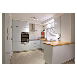 Modern, Painted Kitchen Limerick - Contemporary - Kitchen - Limerick ...