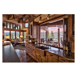 Modern Rustic Retreat - Rustic - Kitchen - Denver - by JJ Interiors | Houzz