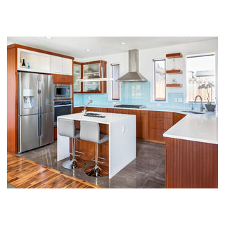 Modern Urban Kitchen Renovation - Contemporary - Kitchen - Other - by ...