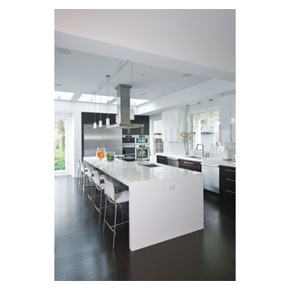 Modern White Counters - Contemporary - Kitchen - Indianapolis - by Adam ...