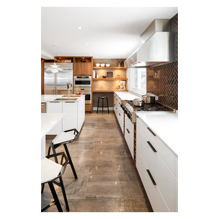 Modern White Kitchen by Astro Design. Ottawa - Contemporary - Kitchen ...
