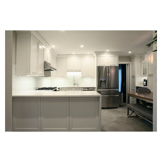 Modern White Kitchen - Kitchen - New York - by D2 Design and Works, inc ...