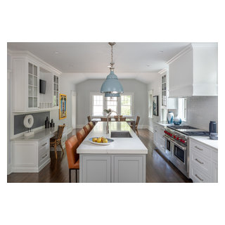 Modernized Center Hall Colonial - Modern - Kitchen - New York - by RTH ...