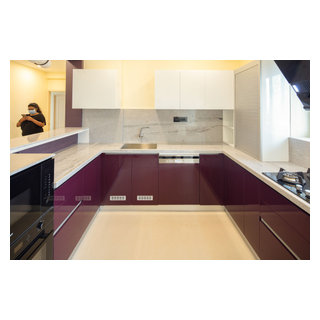 Modular Kitchen and Wardrobes at Poonamallee, Chennai - Contemporary ...