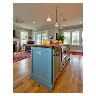Moss Green Kitchen - Eclectic - Kitchen - Boston - by White Wood ...