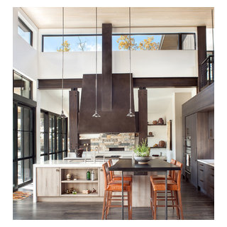 Mountain Retreat - Rustic - Kitchen - Denver - by Exquisite Kitchen ...