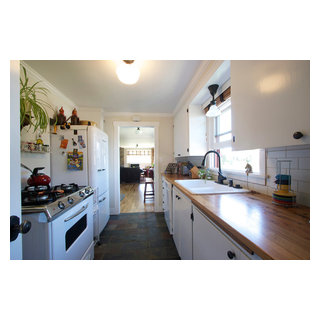 Much of the original kitchen was retained during this whole-house ...