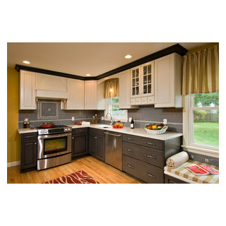 Multi Colored Kitchen - Traditional - Kitchen - Boston - by KITCHEN AND ...