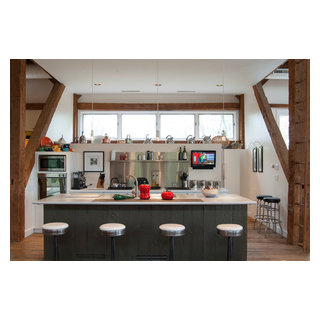 My Houzz: Rustic Meets Refined in a Converted Ohio Barn - Farmhouse ...