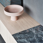 Concrete island benchtop with shadowline - Contemporary - Kitchen ...