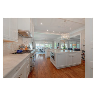 Nantucket Coastal Shaker Kitchen - Beach Style - Kitchen - Charlotte ...