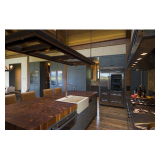 Napa Farmhouse - Contemporary - Kitchen - San Francisco - by JMA (Jim ...
