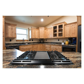 Natural Alder Angle Island - Transitional - Kitchen - Other - by Beyond ...