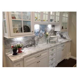 Natural Quartzite Countertops - Kitchen Install - Classique Chic ...