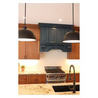 Navy Grotto hood - Transitional - Kitchen - New York - by Monarch ...