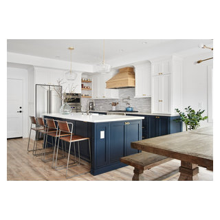 Navy is a Neutral Ranch Remodel & Addition - Coastal - Kitchen - San ...