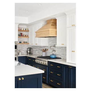 Navy is a Neutral Ranch Remodel & Addition - Beach Style - Kitchen ...