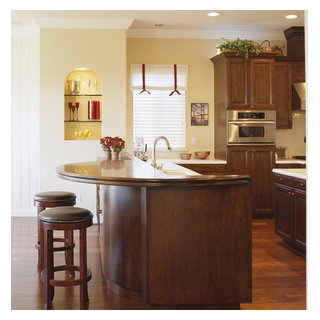 New Kitchen Eating Area Compliments Existing Kitchen - Traditional ...