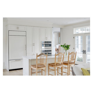 Newport, RI Transitional White Kitchen - Transitional - Kitchen ...