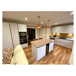 Nobilia Alpine White Kitchen - Contemporary - Kitchen - Sussex - by ...