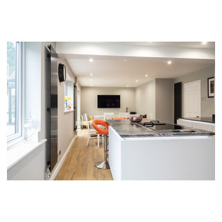 NOBILIA LASER 615 SATIN GREY - Contemporary - Kitchen - Hertfordshire ...