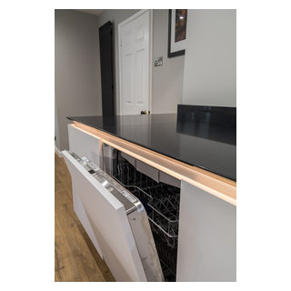NOBILIA LASER 615 SATIN GREY - Contemporary - Kitchen - Hertfordshire ...