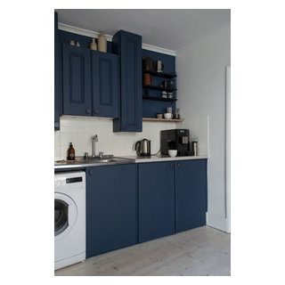Nordic Blue Kitchen Refresh - Scandinavian - Kitchen - Kent - by Curate ...
