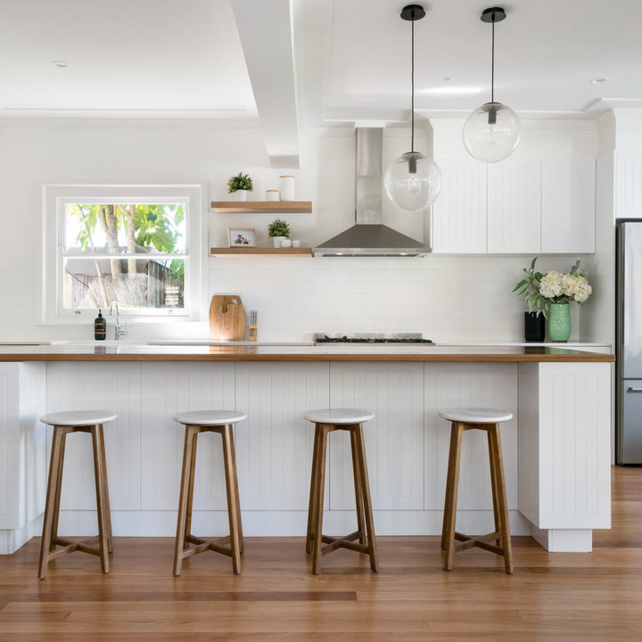 75 Most Popular 75 Beautiful Kitchen with Wood Benchtops Ideas ...