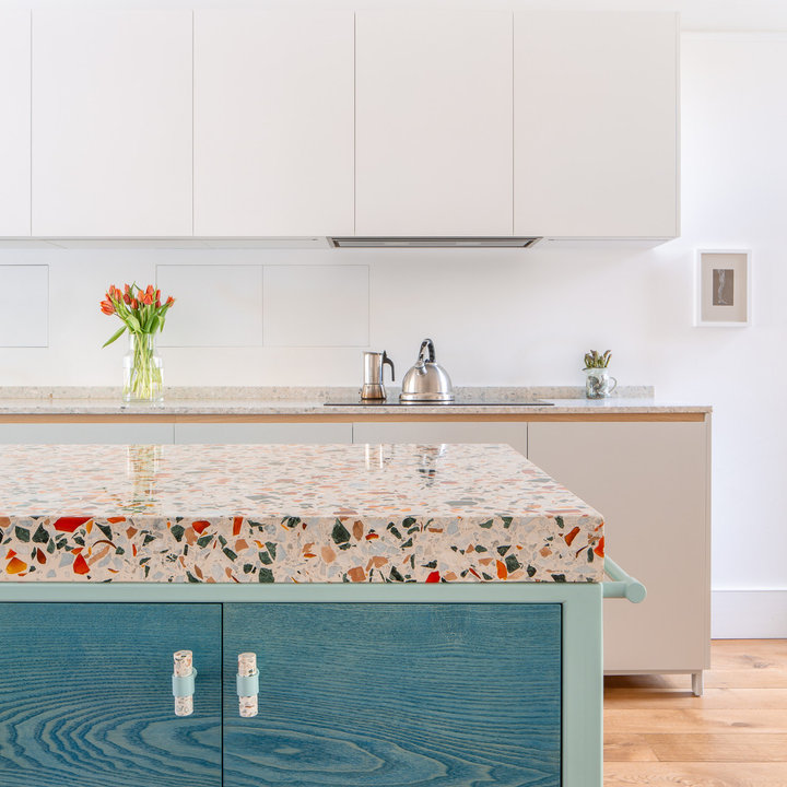 75 Most Popular 75 Beautiful Kitchen with Terrazzo Worktops Ideas and ...